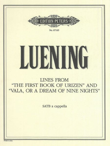 Luening: Lines from 