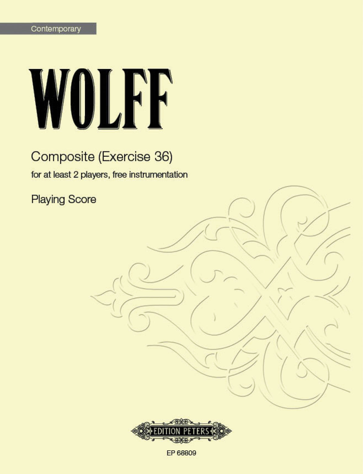 Wolff: Composite (Exercise 36) – Edition Peters Publications